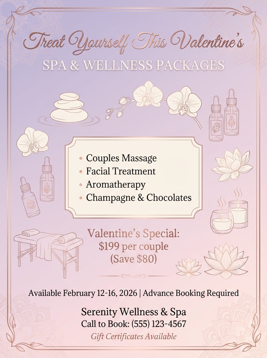 40+ Valentine's Day Flyer Templates & Design Generator | Free AI ...