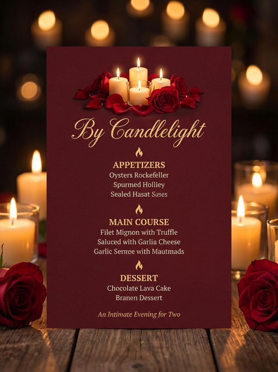 25+ Valentine's Day Menu Templates Free | Restaurant Menu Design Generator